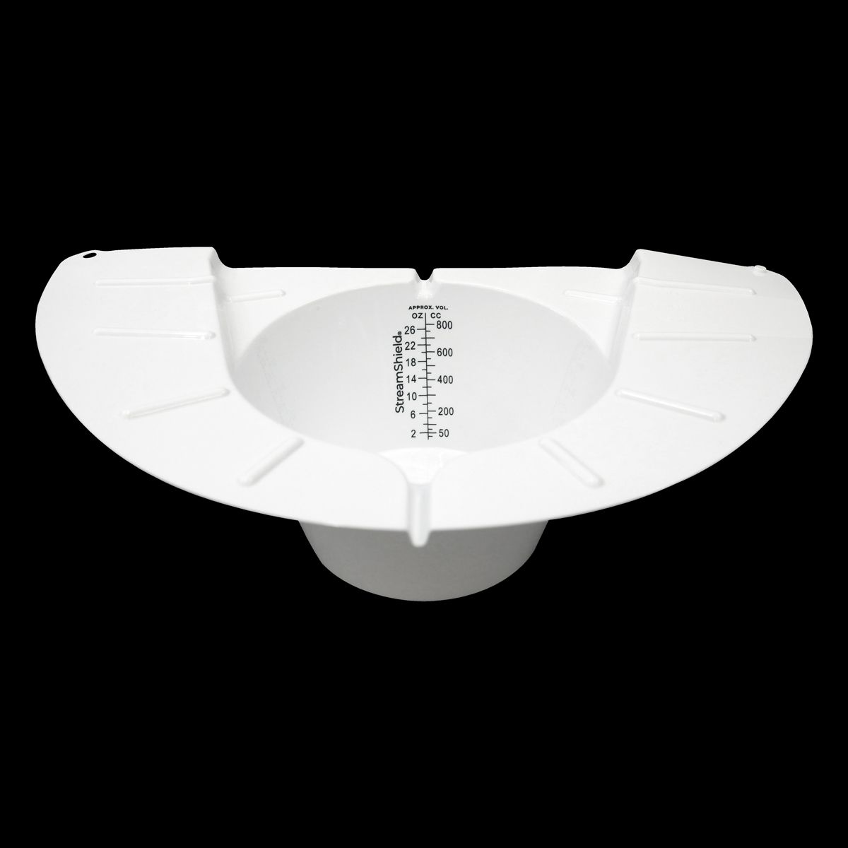 Tanner Scientific® StreamShield™ Commode Collection System, 800mL, Whi ...